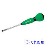 オレンジブック トラスコ中山　TRUSCOKTC グリップドライバー ソフトラウンドドライバ 刃先5.5マイナス 軸長100mm 〔品番:D8M510〕[ 注番:8070135]特長●押し回しに適したラウンド形状のグリップで手のひらが痛くな...