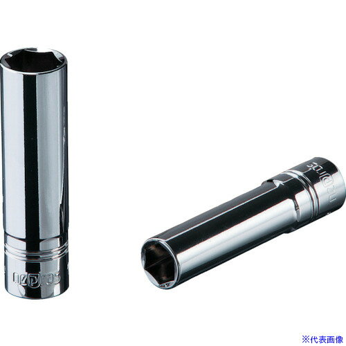 オレンジブック トラスコ中山　TRUSCOネプロス 6.3sq.ディープソケット(六角) 対辺寸法13mm 差込角6.35mm 〔品番:NB2L13〕[ 注番:8070255]特長●接触面をより大きくすることで薄肉部への応力の集中を低減する...