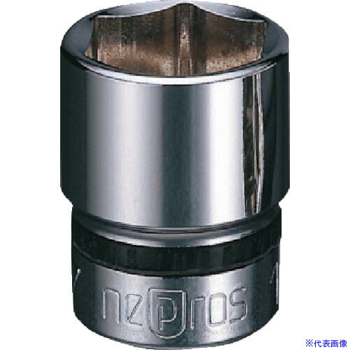 オレンジブック トラスコ中山　TRUSCOネプロス 9.5sq.ソケット(六角) 対辺寸法3/8inch 差込角9.5mm 〔品番:NB338〕[ 注番:8070296]特長●接触面をより大きくすることで薄肉部への応力の集中を低減するNパワ...