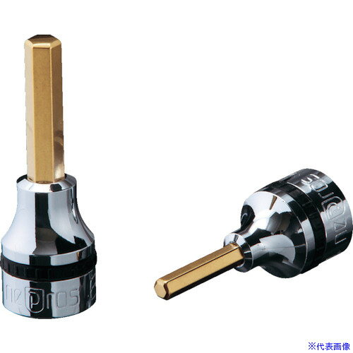 オレンジブック トラスコ中山　TRUSCOネプロス 9.5sq.ヘキサゴンビットソケット 対辺寸法6mm 差込角9.5mm 全長51mm 〔品番:NBT306〕[ 注番:8070327]特長●チタンコーティングにより耐摩耗性が向上しています...
