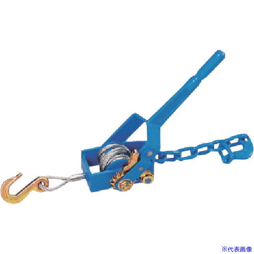 オレンジブック トラスコ中山　TRUSCOOH ワイヤー荷締機 シメロンX 定格荷重600Kg 〔品番:ON6〕[ 注番:8080513]特長●ハンドル操作も軽く、効率のよい荷締めができます。●いつまでも美しい焼付塗装です。●鍛造ハンドル・...
