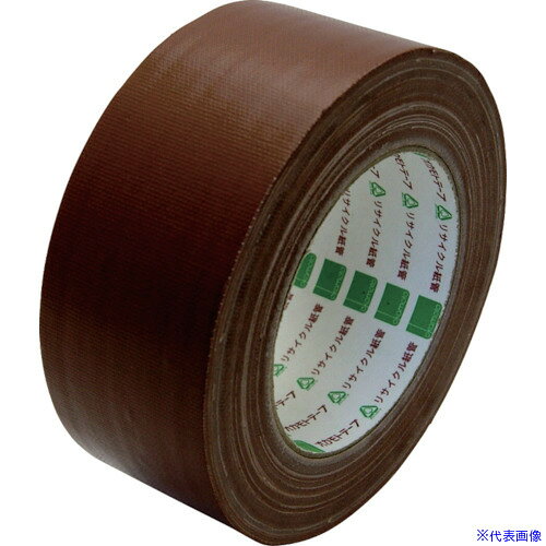 オレンジブック トラスコ中山　TRUSCOokamoto 布テープ 50mm×25m こげ茶 〔品番:111Z50〕[ 注番:8080938]特長●手で簡単に切れますので作業効率がアップします。●糊厚があるので粗面によくなじみます。●重ね貼...