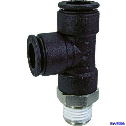 オレンジブック トラスコ中山　TRUSCOチヨダ チューブ継手 ファイブメイルランティ 10mm・R1/4 〔品番:F1002RT〕[ 注番:8082260]特長●PBT樹脂を採用しており、スパッタなどの延焼事故を防止します。●空気圧汎用型...