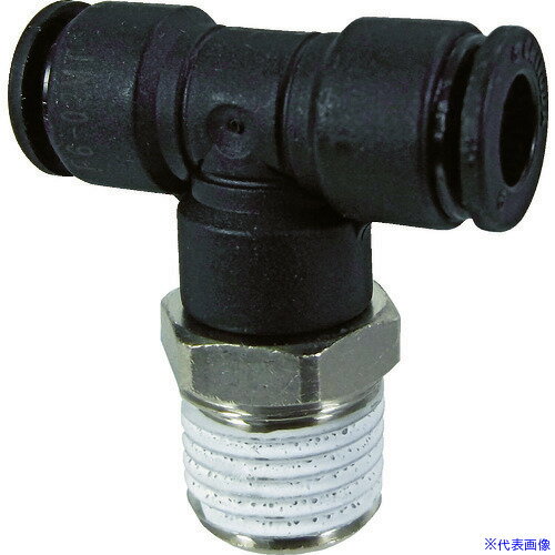 オレンジブック トラスコ中山　TRUSCOチヨダ ファイブメイルブランチティ 6mm・R1/4 〔品番:F602MT〕[ 注番:8082291]特長●PBT樹脂を採用しており、スパッタなどの延焼事故を防止します。●空気圧汎用型継手では初の軽...