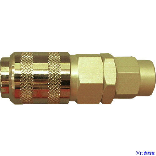 オレンジブック トラスコ中山　TRUSCOチヨダ 金属カップリング ハイコックソケット(ホース継手タイプ) 5mm×8mm 〔品番:ASCT〕[ 注番:8082458]特長●ワンタッチでセット出来ます。●本体がアルミ製で軽量です。●プラグを...