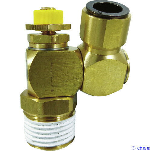 オレンジブック トラスコ中山　TRUSCOチヨダ フジスピードコントローラβ(金属)メーターアウト 12mm・R3/8 〔品番:B1203SCO〕[ 注番:8082469]特長●三次元でのチューブ取り出しができます。●本体が金属製です。仕様...