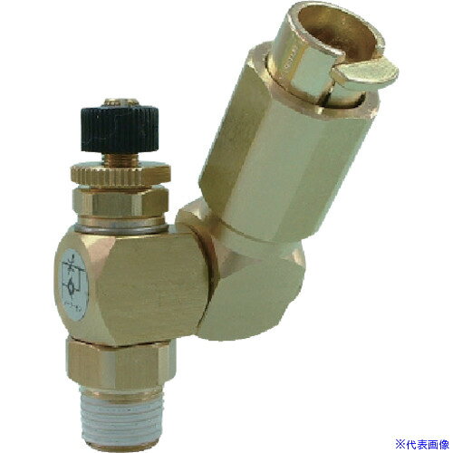 オレンジブック トラスコ中山　TRUSCOチヨダ Hタイプスピードコントローラβメーターイン12mm・R3/8 〔品番:CB1203SCHI〕[ 注番:8082574]特長●取り出し口が3次元方向に動きます。●流量調整がスムーズに行えます。...
