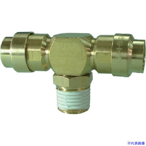 オレンジブック トラスコ中山　TRUSCOチヨダ ファイブHタイプメイルブランチティ12mm・R3/8 〔品番:HB1203MT〕[ 注番:8082856]特長●溶接治具用のスパッタ対策継手です。●本体はしんちゅう製になっており、強靭です。...