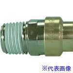 オレンジブック トラスコ中山　TRUSCOチヨダ ファイブHタイプメイルコネクタ10mm・R1/2 〔品番:HB1004M〕[ 注番:8082880]特長●溶接治具用のスパッタ対策継手です。●本体はしんちゅう製になっており、強靭です。●金属...