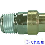 オレンジブック トラスコ中山　TRUSCOチヨダ ファイブHタイプメイルコネクタ8mm・R1/4 〔品番:HB802M〕[ 注番:8082911]特長●溶接治具用のスパッタ対策継手です。●本体はしんちゅう製になっており、強靭です。●金属製ス...