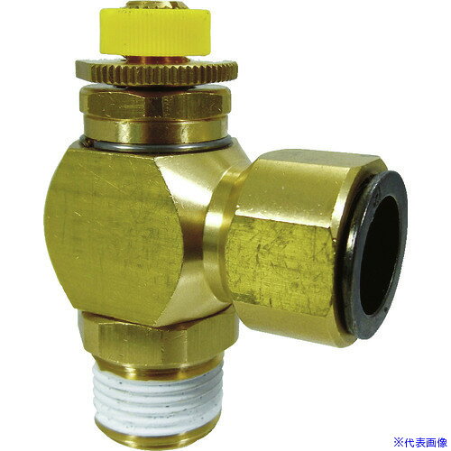 オレンジブック トラスコ中山　TRUSCOチヨダ フジスピードコントローラα(金属)メーターアウト12mm・R3/8 〔品番:1203SCO〕[ 注番:8083210]特長●本体が金属のため、耐スパッタ性があります。仕様●接続口径：R3/8...