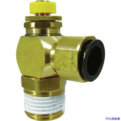 オレンジブック トラスコ中山　TRUSCOチヨダ フジスピードコントローラα(金属)メーターアウト12mm・R1/2 〔品番:1204SCO〕[ 注番:8083232]特長●本体が金属のため、耐スパッタ性があります。仕様●接続口径：R1/2...