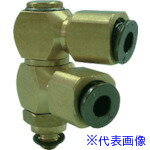 オレンジブック トラスコ中山　TRUSCOチヨダ チューブ継手 フジ ダブルバンジョー(金属) 4mm M5×0.8 〔品番:4M5S2〕[ 注番:8083548]特長●用具不要のワンタッチ着脱です。●チューブへの傷がつきにくいロック構造で...