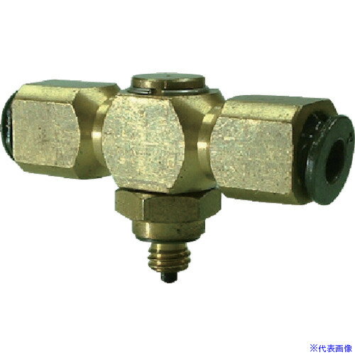 オレンジブック トラスコ中山　TRUSCOチヨダ チューブ継手 フジ シングルバンジョー(金属) 6mm M5×0.8 〔品番:6M5D1〕[ 注番:8083743]特長●用具不要のワンタッチ着脱です。●チューブへの傷がつきにくいロック構造...