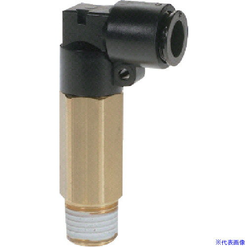 オレンジブック トラスコ中山　TRUSCOチヨダ フジロングメイルエルボ(樹脂) 6mm・R1/8 〔品番:6R01M2L〕[ 注番:8083778]特長●用具不要のワンタッチ着脱です。●チューブへの傷がつきにくいロック構造です。用途●各種...