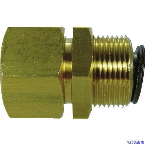オレンジブック トラスコ中山　TRUSCOチヨダ チューブ継手 フジフィメイルバルク(金属) 8mm・Rc1/4 〔品番:802FB〕[ 注番:8083856]特長●用具不要のワンタッチ着脱です。●チューブへの傷が付きにくいロック構造です。...