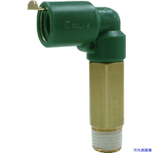 オレンジブック トラスコ中山　TRUSCOチヨダ タッチコネクターロングエルボ(樹脂) 4mm・R1/4 〔品番:RKL4022L〕[ 注番:8084020]特長●耐久性に優れており(金属タイプ)特許取得済みのユニーク構造は、耐久性・引抜強...