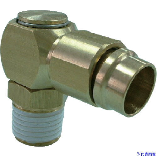 オレンジブック トラスコ中山　TRUSCOチヨダ フジHタイプシングルバンジョー 12mm・R1/2 〔品番:1204S1H〕[ 注番:8084623]特長●用具不要のワンタッチ着脱です。●チューブへの傷がつきにくいロック構造です。●ボディ...