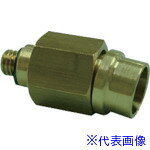 オレンジブック トラスコ中山　TRUSCOチヨダ フジHタイプメイルコネクター 6mm・M5X0.8 〔品番:6M5MH〕[ 注番:8084637]特長●用具不要のワンタッチ着脱です。●チューブへの傷がつきにくいロック構造です。●ボディが金...