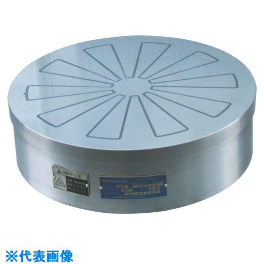 オレンジブック トラスコ中山　TRUSCOKANETEC 丸形電磁チャック φ200×85mm 〔品番:KEC20ASE〕[ 注番:8085919]特長●メカ的なクランプでは歪みが出てしまう比較的薄いワーク等は、リングポール形ですと、一様な...