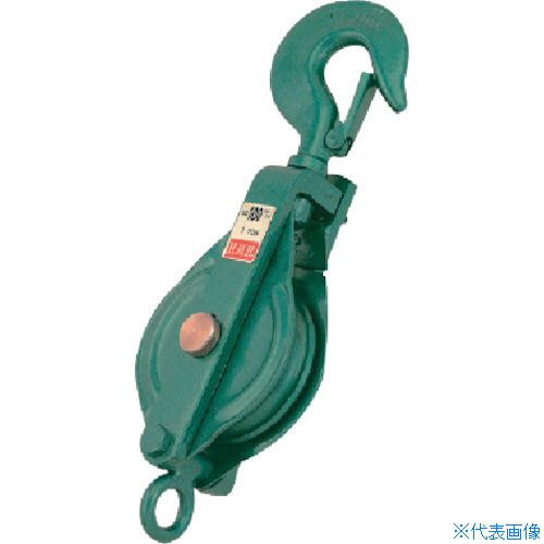 オレンジブック トラスコ中山　TRUSCOHHH 強力型滑車一車スナッチ フック型150mm 〔品番:150X1S〕[ 注番:8087141]特長●側板が開くのでロープの途中からでも装着できます。用途●ロープを通し、荷物などの吊り上げや引っ...