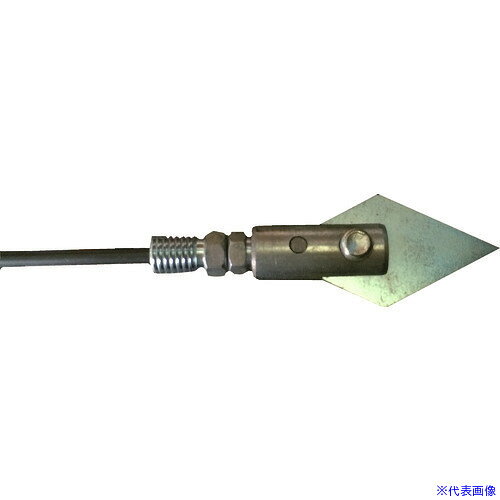オレンジブック トラスコ中山　TRUSCOKANTOOL 排水管掃除機用部品 Bスピア・ヘッド 〔品番:PB6〕[ 注番:8092498]特長●固着した土砂、石を崩すヘッドです。用途●公共下水道、敷地内横引管、取付管に。仕様●適合機種：Bロ...