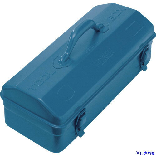 オレンジブック トラスコ中山　TRUSCOHOZAN 山型工具箱 〔品番:B83〕[ 注番:8107052]特長●オーソドックスで軽便なスチール製工具箱です。用途●作業工具の収納。仕様●色：ブルー●外形寸法(mm)間口：433●外形寸法(m...