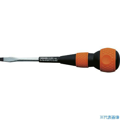 オレンジブック トラスコ中山　TRUSCOHOZAN ソフトグリップドライバー −6.0×1.0 100mm 〔品番:D331100〕[ 注番:8107068]特長●柔らかいクッショングリップは握りやすく無駄なく回転力を伝えます。●D−33...