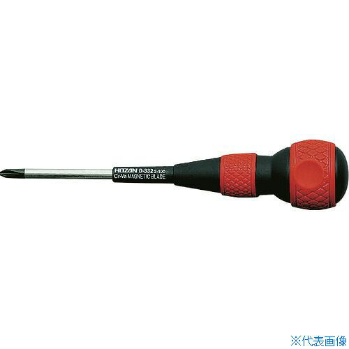 オレンジブック トラスコ中山　TRUSCOHOZAN ソフトグリップドライバー +NO.2 100mm 〔品番:D332100〕[ 注番:8107070]特長●柔らかいクッショングリップは握りやすく無駄なく回転力を伝えます。●D−332−1...