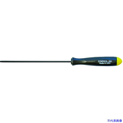 オレンジブック トラスコ中山　TRUSCOBONDHUS ボールポイント・ドライバー 0.050インチ No.10602 〔品番:BS0.050〕[ 注番:8108277]特長●グリップはラバーエルゴノミックグリップです。●油、水、汚れによ...