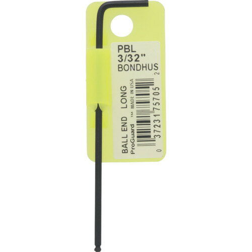 オレンジブック トラスコ中山　TRUSCOBONDHUS プロホールド(ネジつかみ機能付L−レンチ) 3/32インチ No.75705 〔品番:PBL332〕[ 注番:8108523]特長●ボールポイントの側面に埋め込んだ特殊ナイロン樹脂が...
