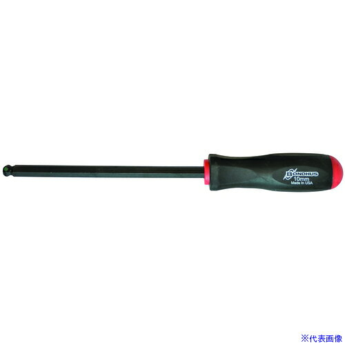 オレンジブック トラスコ中山　TRUSCOBONDHUS プロホールド(ネジつかみ機能付ドライバー) 10mm No.74676 〔品番:PBS10MM〕[ 注番:8108535]特長●ネジを傷つけないネジを保持できる六角ボールポイントドラ...