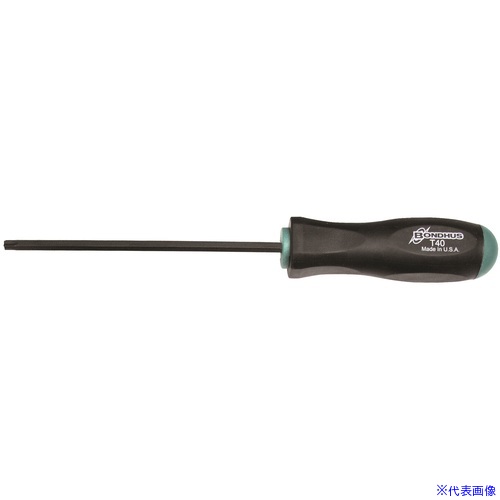オレンジブック トラスコ中山　TRUSCOBONDHUS トルクスエクストラロングドライバー T40 No.34540 〔品番:TS40〕[ 注番:8108565]特長●グリップは人間工学により握りやすく設計されており、小さな力で最大のトル...