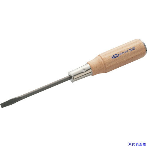 オレンジブック トラスコ中山　TRUSCOTONE 貫通ドライバー(木柄) (-)1.0X8.0 〔品番:MD150〕[ 注番:8109136]特長●木の暖かみがあるスタンダードな木柄ドライバーです。用途●マイナス(-)ねじの締付け、緩め作...