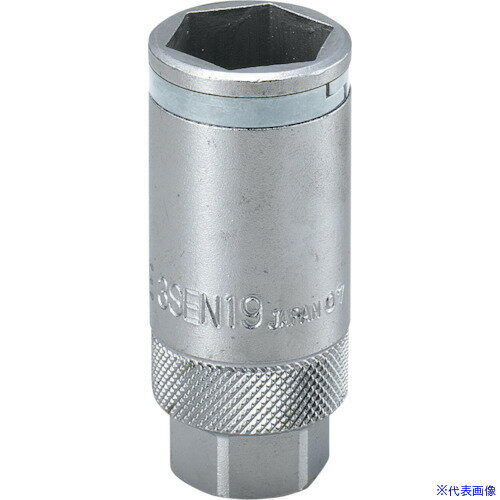 オレンジブック トラスコ中山　TRUSCOTONE センサーソケット(6角) 17mm 〔品番:3SEN17〕[ 注番:8109239]特長●電子制御エンジンの各種センサー着脱専用ソケットです。●早回しに便利なローレット加工仕上げです。用途...