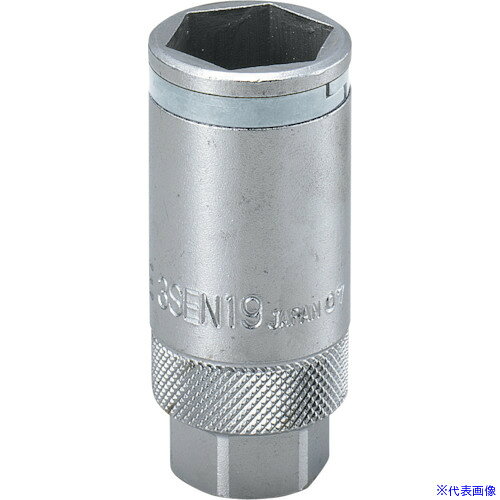 オレンジブック トラスコ中山　TRUSCOTONE センサーソケット(6角) 26mm 〔品番:3SEN26〕[ 注番:8109243]特長●電子制御エンジンの各種センサー着脱専用ソケットです。●早回しに便利なローレット加工仕上げです。用途...