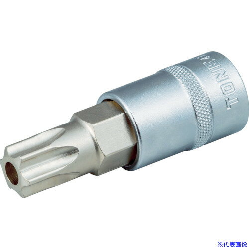 オレンジブック トラスコ中山　TRUSCOTONE トルクスソケット(いじり防止タイプ) T60 〔品番:4TXT60H〕[ 注番:8109558]特長●いじり防止タイプです。●早回しに便利なローレット加工仕上げです。用途●T型トルクスねじ...
