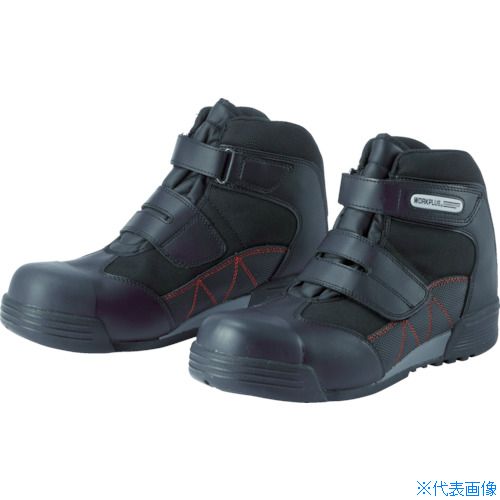 オレンジブック トラスコ中山　TRUSCOミドリ安全 ワイド樹脂先芯入りハイカットスニーカー 27.5CM 〔品番:MPC525BK27.5〕[ 注番:8111306]特長●軽量でクッション性と耐久性に優れた靴底で、長時間の作業でも疲れにく...