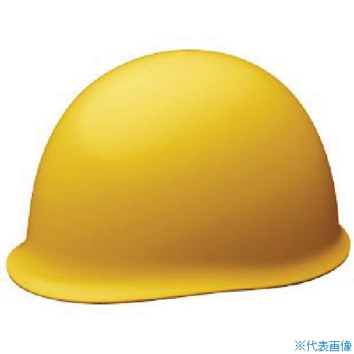 オレンジブック トラスコ中山　TRUSCOミドリ安全 ABS製ヘルメット イエロー 〔品番:SCMBRAY〕[ 注番:8111769]特長●建設業労働災害防止協会推薦品です。●サイズ合せが簡単で、頭部にぴったりフィットするRAバンド仕様です...
