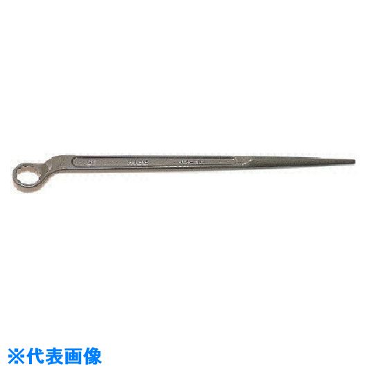 オレンジブック トラスコ中山　TRUSCOMCC メガネレンチ 19 〔品番:OW0119〕[ 注番:8112595]特長●ハンドル先端を細くした、鉄骨の穴あわせに便利なシノ付です。●鉄骨・橋梁・鉄塔・電気工事などの重締め付け作業に最適です...