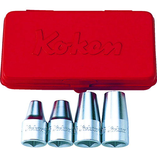 オレンジブック トラスコ中山　TRUSCOKo−ken スタッドセッターセット 〔品番:4203M〕[ 注番:8118241]特長●スタッドボルト(全ねじ)の挿入作業専用ソケットです。●スタッドボルト挿入時のダブルナット作業が不要となる挿入...