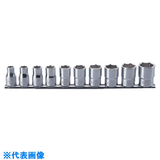 オレンジブック トラスコ中山　TRUSCOKo−ken 6角ソケットセット 〔品番:RS4400A10〕[ 注番:8118364]特長仕様●差込角(mm)：12.7仕様2●1/2(12.7mm)差込●10ヶ組●6角ソケットレールセット材質/...