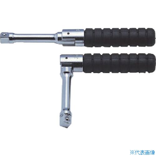 オレンジブック トラスコ中山　TRUSCOKo−ken スピンタイプハンドル 〔品番:3769H〕[ 注番:8119026]特長●スピンタイプで折り曲げて使用も可能です。仕様●差込角(mm)：9.5●全長(mm)：170仕様2材質/仕上セッ...
