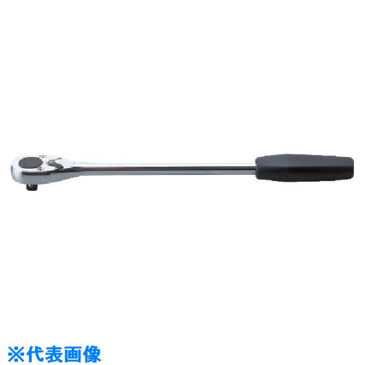 オレンジブック トラスコ中山　TRUSCOKo−ken ラチェットハンドル 差込角12.7mm 〔品番:4749J380〕[ 注番:8119502]特長●高トルク作業に最適なロングラチェットハンドルです。仕様●歯数(枚)：24●差込角(mm...