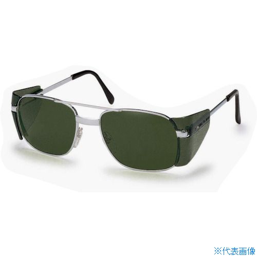 オレンジブック トラスコ中山　TRUSCOYAMAMOTO 二眼形遮光めがね レンズ色グリーン 〔品番:YM25〕[ 注番:8122050]特長●レンズ交換が可能です。●つる調整可能です。耳のかけ具合に合わせて手で曲げて調整可能です。用途●...