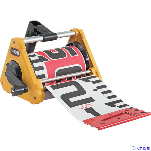 オレンジブック トラスコ中山　TRUSCOタジマ シムロンロッド軽巻(スタンド付テープロッド)幅150mm 長さ10m 〔品番:KM1510K〕[ 注番:8134566]特長●芯材のガラスクロスは高密度織なので、引っ張りや裂けに強いです。●...