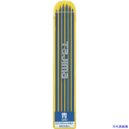 オレンジブック トラスコ中山　TRUSCOタジマ すみつけ(2.0mm)替芯 硬質青 6本入 〔品番:S20SBLU〕[ 注番:8134807]特長●建築用すみつけ鉛筆と同じ芯を採用、滑らかで減りが少ないです。●純度が高く粒子の細かい世界最...