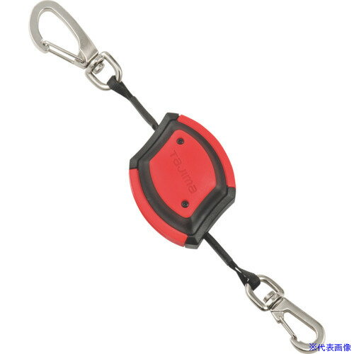 オレンジブック トラスコ中山　TRUSCOタジマ 安全ロープ セフリル10 レッド 〔品番:AZSR10〕[ 注番:8134973]特長●自動巻き取り式で作業時にロープが弛まないため、足場などへの引っ掛かりの心配もありません。●作業後は完全...