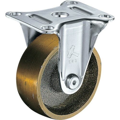 オレンジブック トラスコ中山　TRUSCOハンマー 固定式イモノ車輪 65mm 〔品番:420GRPC65〕[ 注番:8140637]特長●旋回式キャスター420G／415Gと併用できる代表的な固定式キャスターです。仕様●許容荷重(daN)...