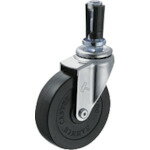 オレンジブック トラスコ中山　TRUSCOハンマー パイプ差込み旋回式ゴム車輪 85mm φ24〜26用 〔品番:4206EUR85〕[ 注番:8143256]特長仕様●許容荷重(daN)：50●取付高(mm)：107●軸長(mm)：53●...